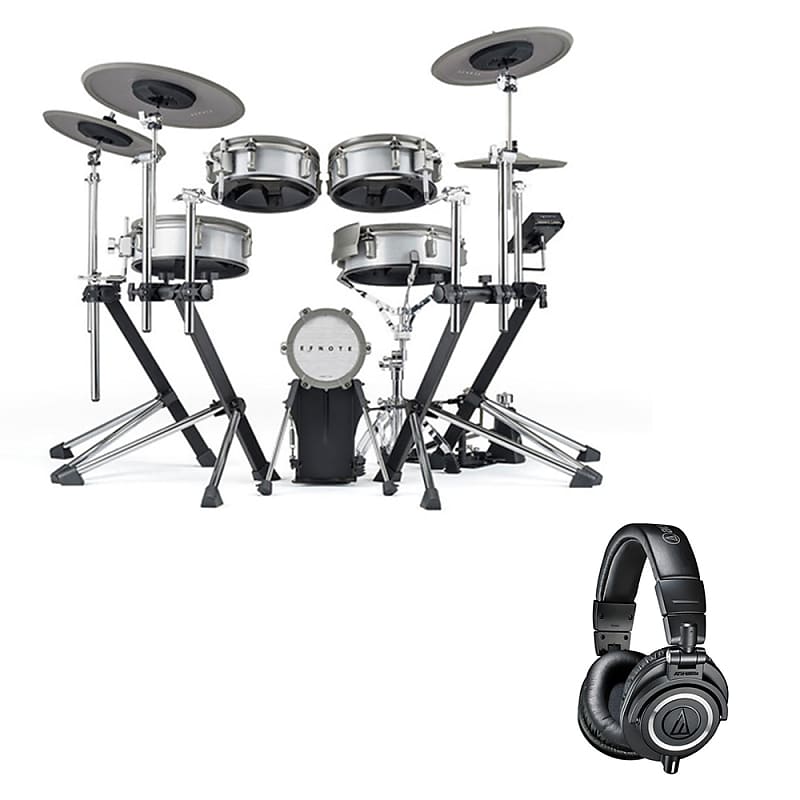 E F NOTE EFNOTE 3 Acoustic-Style Electronic Drum Set Bundle | Reverb