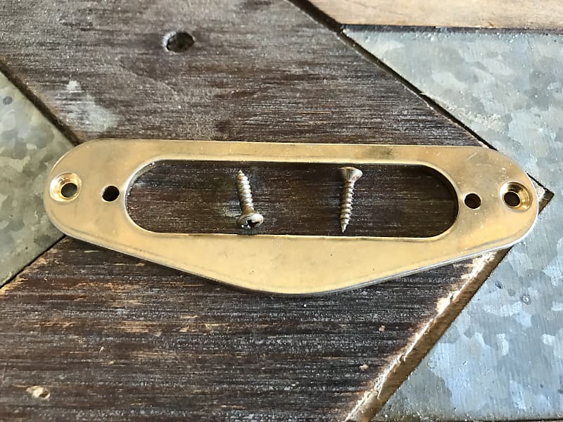 Real Life Relics Gold Telecaster® Neck Pickup Ring [AD6] | Reverb