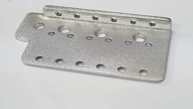 KGC Vintage Milled Aircraft Aluminum Bridge Plate - Machined | Reverb