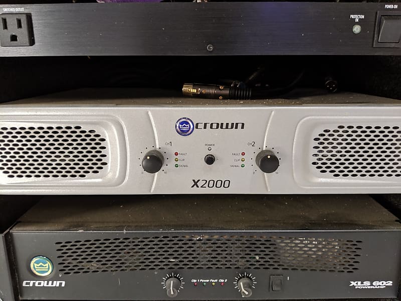 Crown X2000 2 Channel Power Amplifier | Reverb