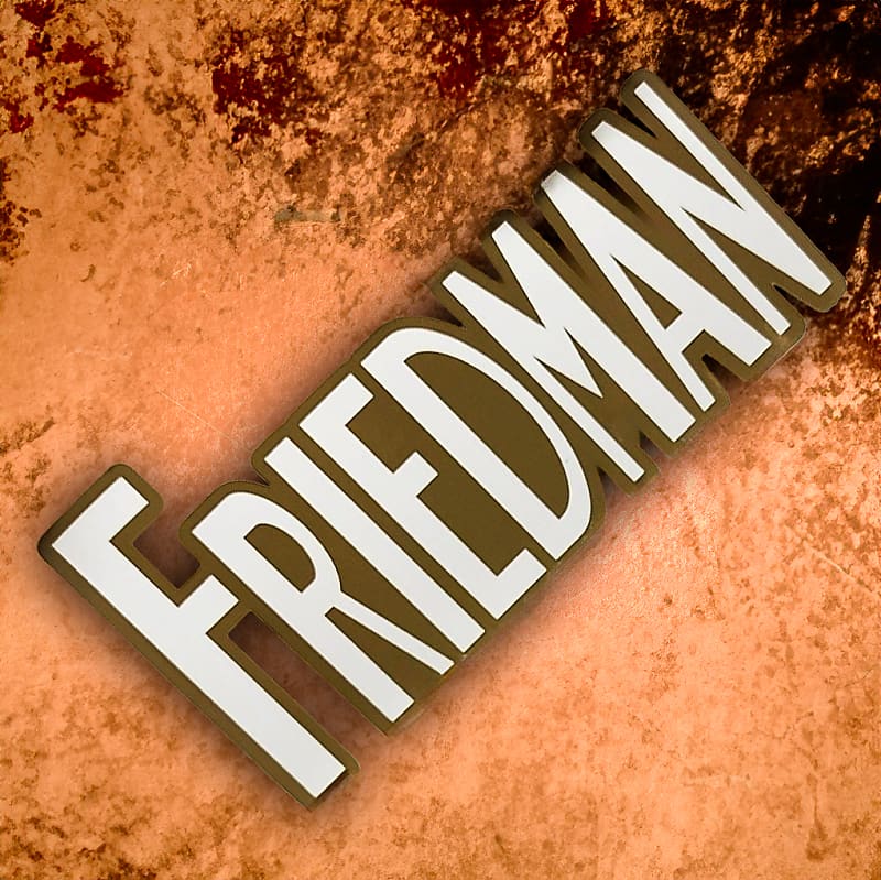 FRIEDMAN AMPLIFICATION STICKER INSANELY RARE AMPLIFIER | Reverb