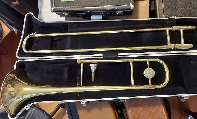 E.M. Winston Boston trombone W Case & MP, USA, Good Condition | Reverb