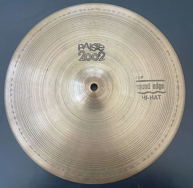 Paiste 13" 2002 "Black Label" Sound Edge Hi-Hat Cymbals | Reverb