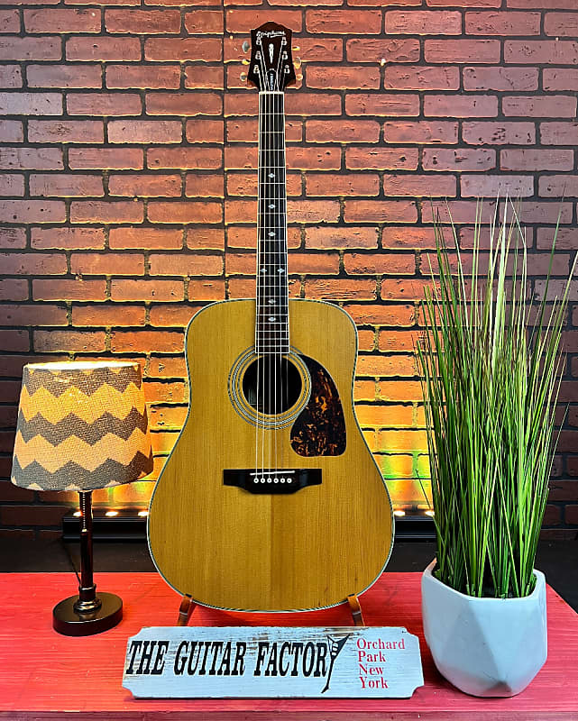 2004 Epiphone Masterbilt DR-500MNS All Solid Acoustic Guitar | Reverb