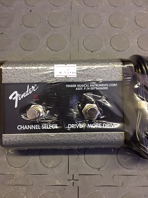 Fender 2-Button Footswitch Channel Select and Drive/More | Reverb