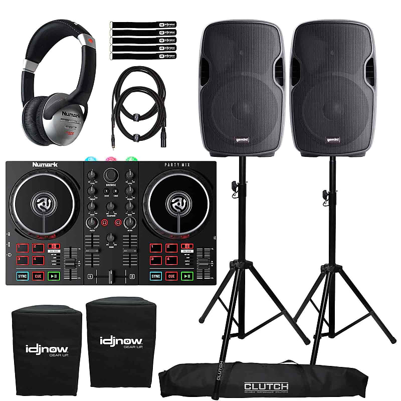 Numark Party Mix II DJ Controller for Serato LE w 12" PA | Reverb