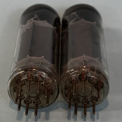 1960s Amperex EL84 6BQ5 x2 Matched Pair Vintage Holland Gray | Reverb