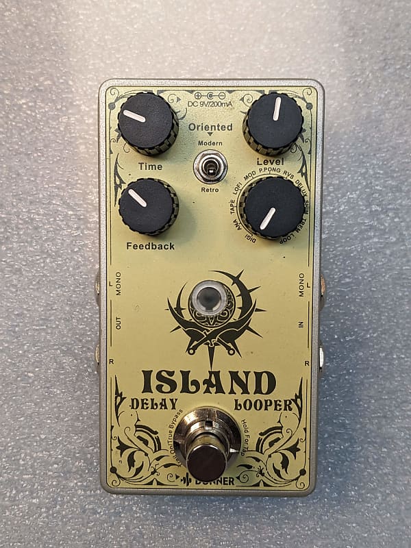 Donner Vivid Series - Island Delay / Looper Pedal with TRUE | Reverb