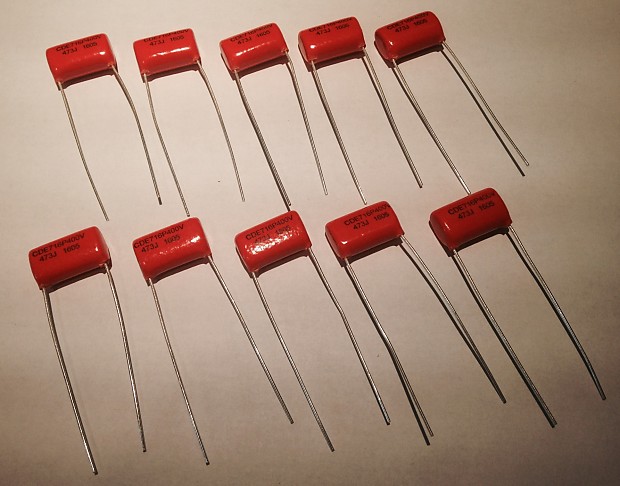 Ten (10X) .047uF 400V 716P Orange Drop Cap | Reverb
