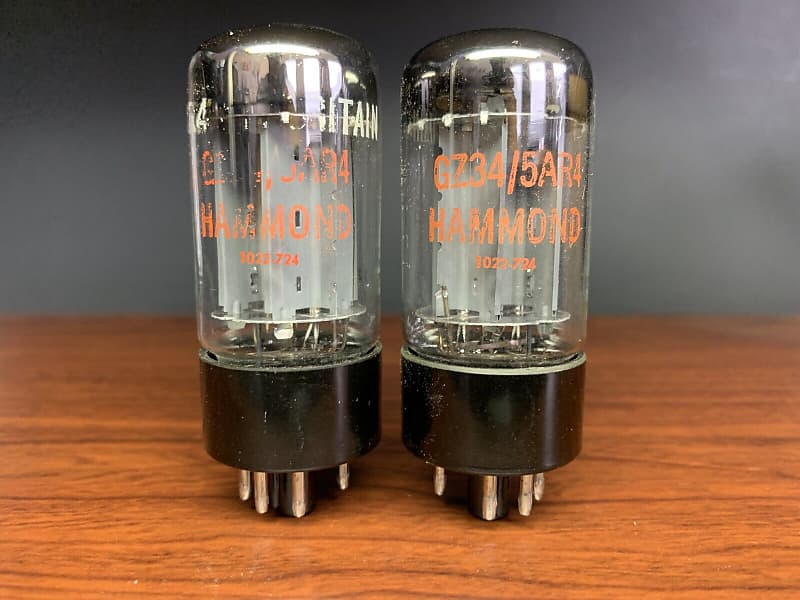 2 Excellent premium 1960s matched Mullard 4 notch gz34 / 5ar4 | Reverb