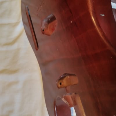 Musikraft Fender Telecaster Body- Flamed Red Top -Reliced | Reverb