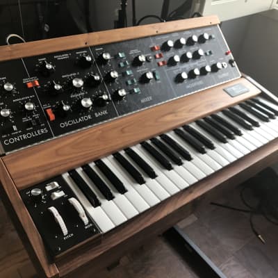 Moog Minimoog Model D Walnut Limited Edition Reissue 2018 | Reverb
