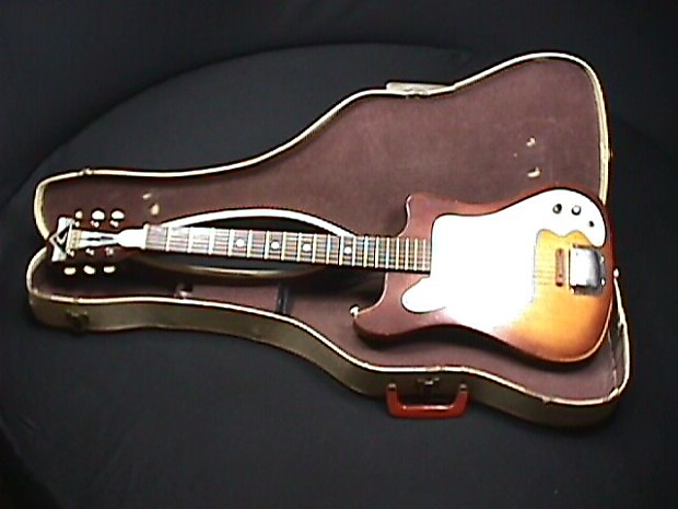 Vintage 1960's Kay Solid Body Electric Guitar in it's | Reverb