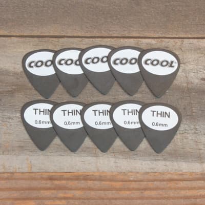 6 (SIX) Cool Picks 1.00mm CELL Standard Guitar Pick | Reverb