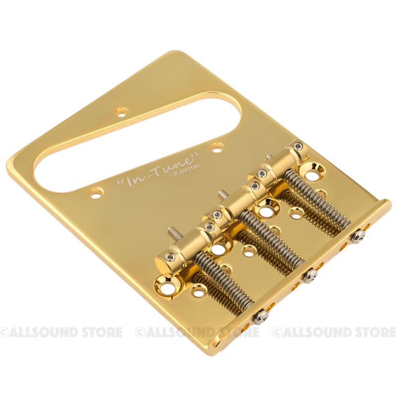 Gotoh BS-TC2 Brass In-Tune Saddle Dual Load Bridge for Fender | Reverb
