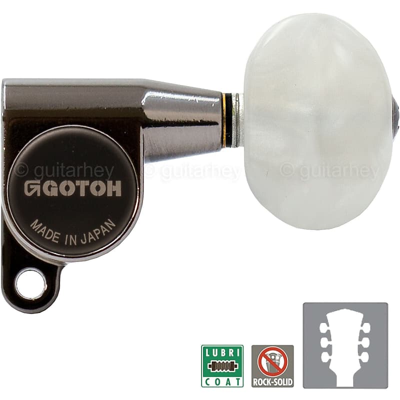 NEW Gotoh SG360-P1 Tuners Schaller Style Mini Keys Pearl SET | Reverb