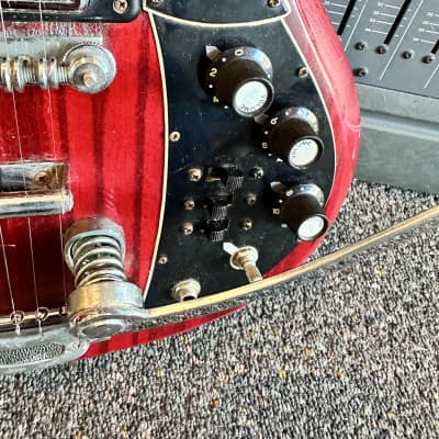 Kay? SG 3 Pickup Copy Cherry Red Electric Guitar | Reverb