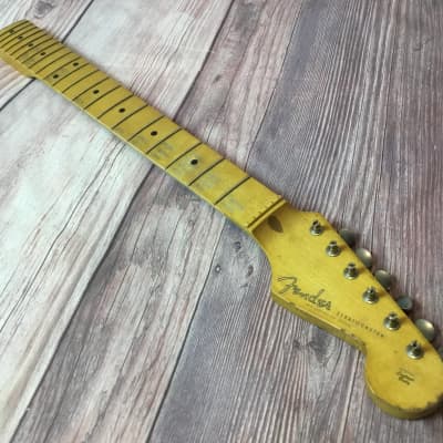 Fender Licensed Relic Strat Neck - Aged Nitro Lacquer | Reverb