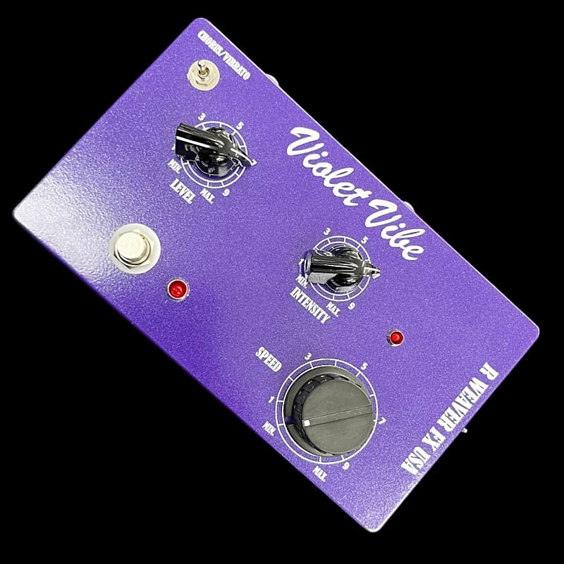 Used R Weaver FX Violet Vibe Pedal w/Box TFW795 | Reverb