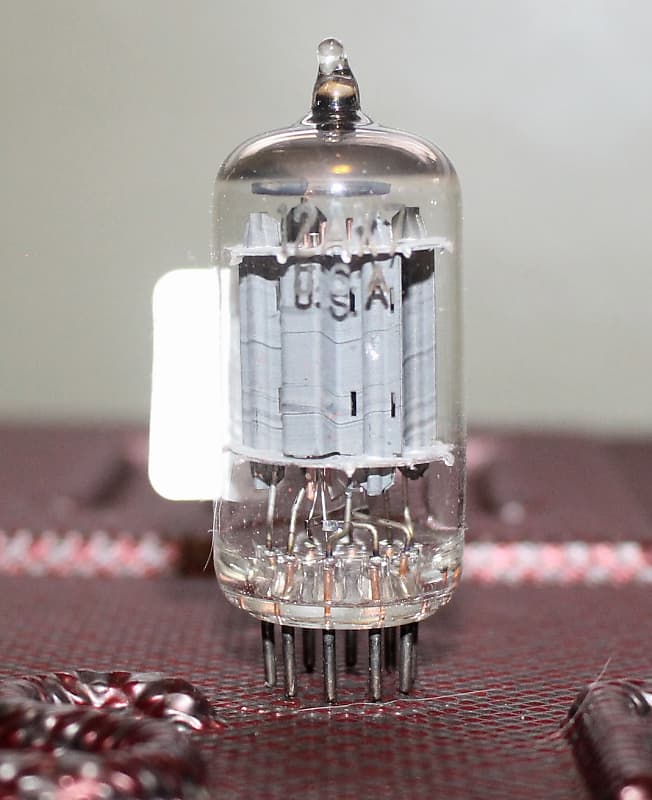 SYLVANIA 12AX7 ECC83 LONG PLATE TIGHT BALANCE HALO GETTER | Reverb