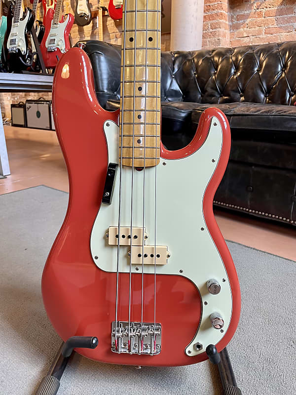 Fender Precision Standard Fiesta Red | Reverb