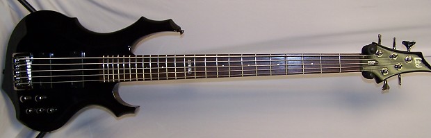 ESP LTD F-255 FM 5 string Bass Guitar w/gig bag | Reverb