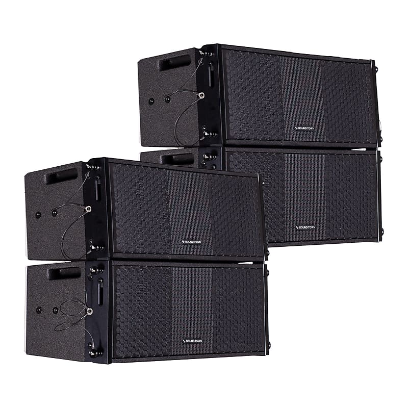 ZETHUS-208BV2-2PAIRS | Four Dual 8-inch Line Array Speaker | Reverb