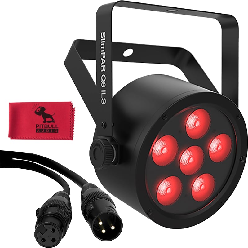 Chauvet DJ SlimPAR Q6 ILS Low-Profile RGBA LED PAR Wash Light | Reverb