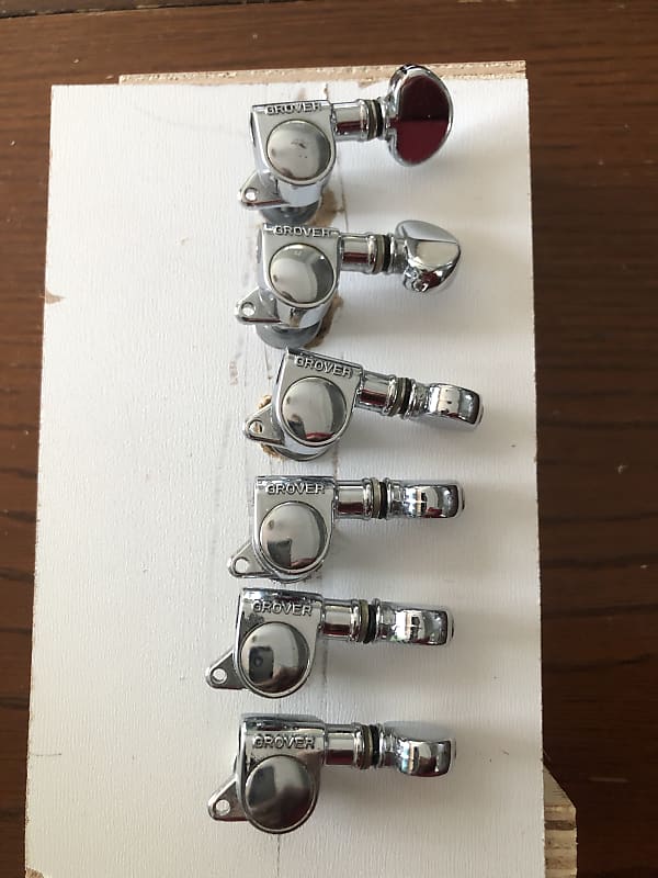 Grover Mini 6 inline tuners - Chrome | Reverb