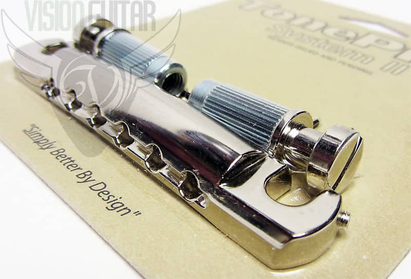 TonePros METRIC Aluminum LOCKING Tailpiece T1ZA-N NICKEL | Reverb