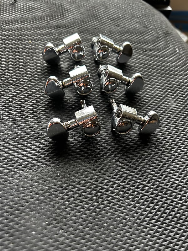 1970's Grover Chrome 3x3 Tuners | Reverb