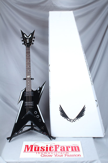Dean Razorback Dimebag Electric Guitar With Classic Black | Reverb