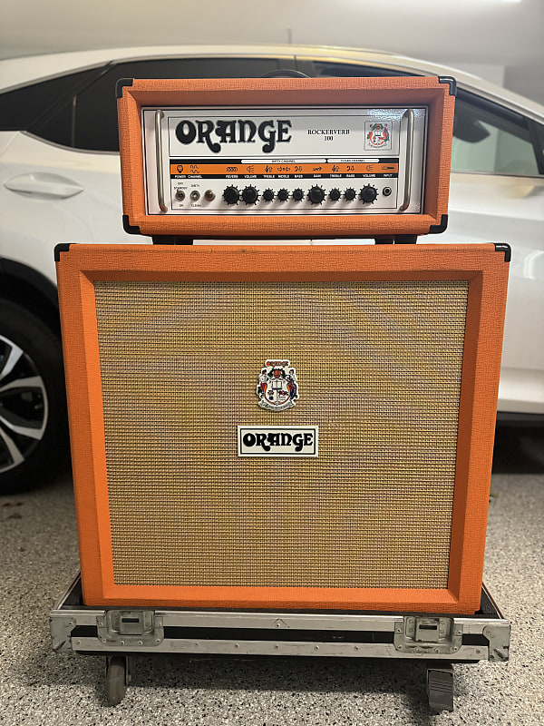 Orange Orange Rockerverb 100 watt Twin Channel Amplifier Head | Reverb