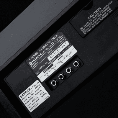 *Serviced* 1982 Hitachi D-2200M Top-of-the-Line Stereo | Reverb