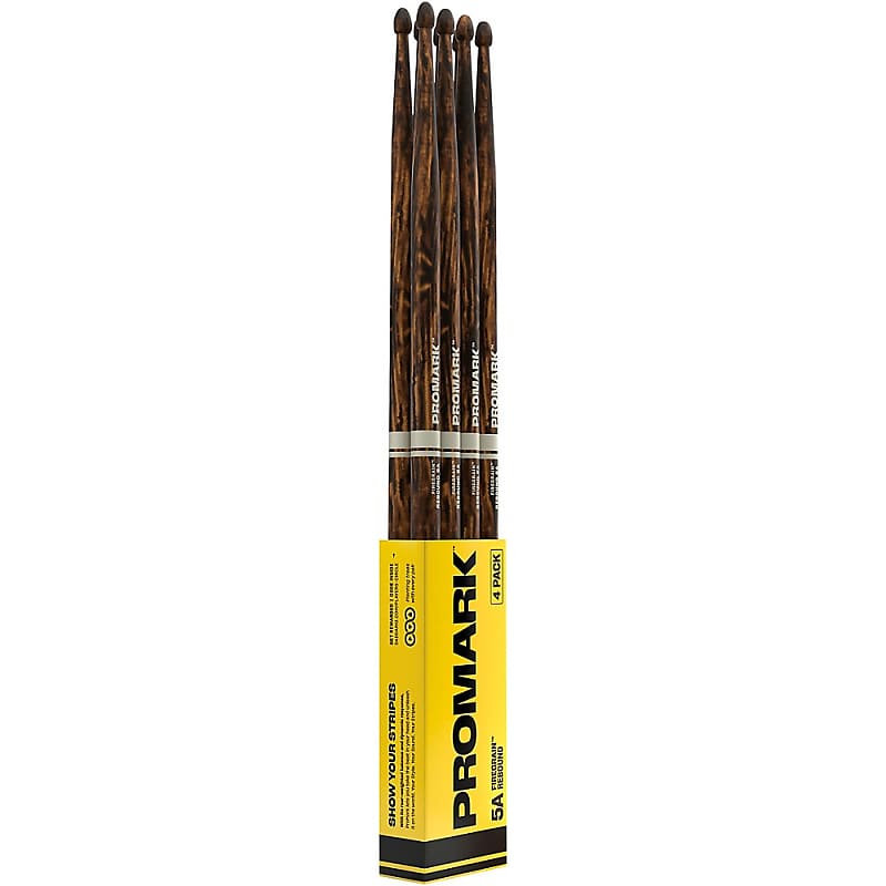 Promark FireGrain Rebound Acorn Tip Drum Sticks 4-Pack 5A | Reverb