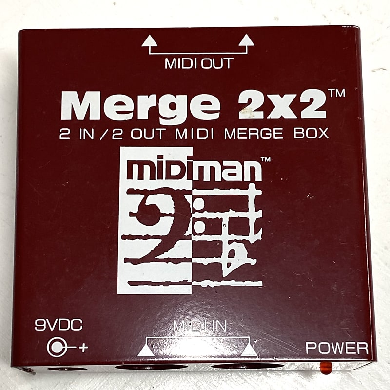 MidiMan/M-Audio Merge 2x2 MIDI Merge/Thru Box | Reverb