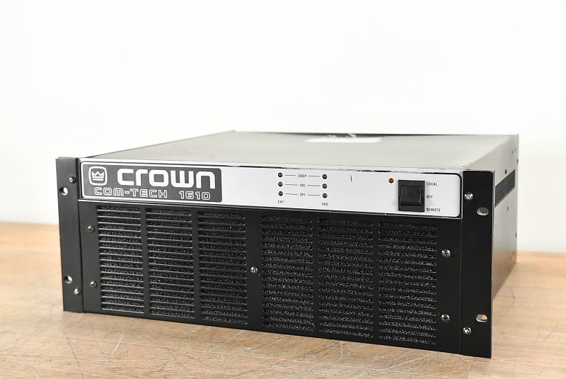 Crown Com-Tech 1610 2-Channel Power Amplifier CG0055J | Reverb