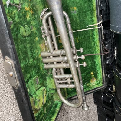 1926 Conn 80a? Long Cornet (trumpet) project horn | Reverb