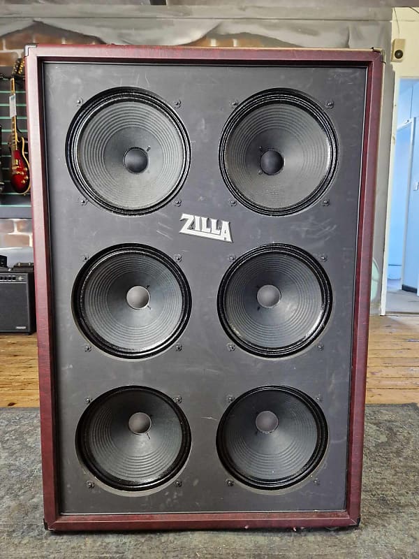 Zilla Cabs Custom Order Red Taurus 6x12 Guitar Speaker | Reverb UK