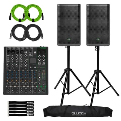Mackie Thrash 212 12" 1300W DJ PA Powered Speakers Pair with | Reverb