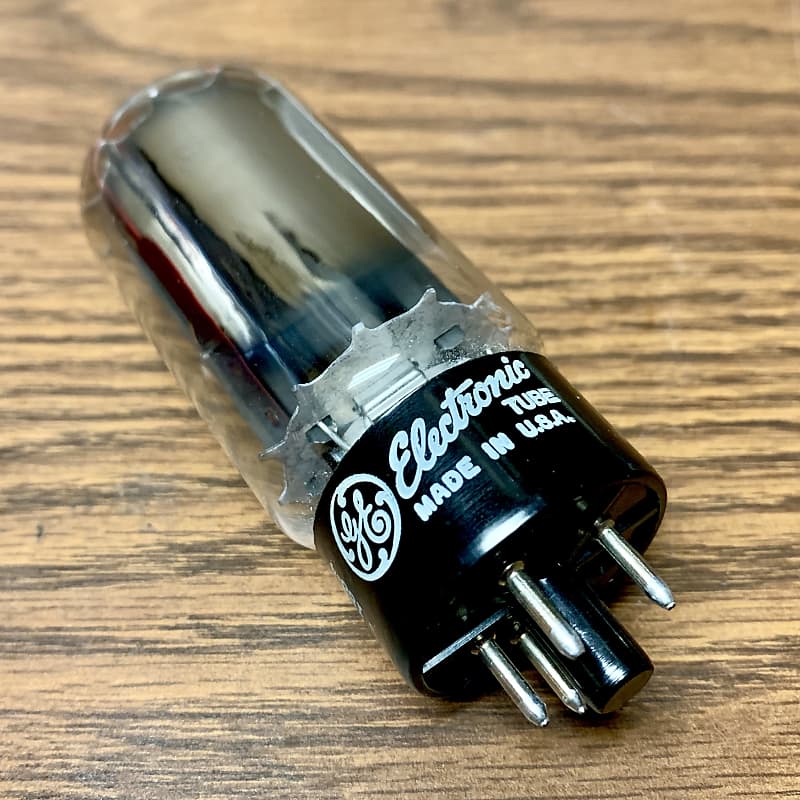 GE 5u4 GB Rectifier tube 1960 Black plate 5u4gb | Reverb Canada