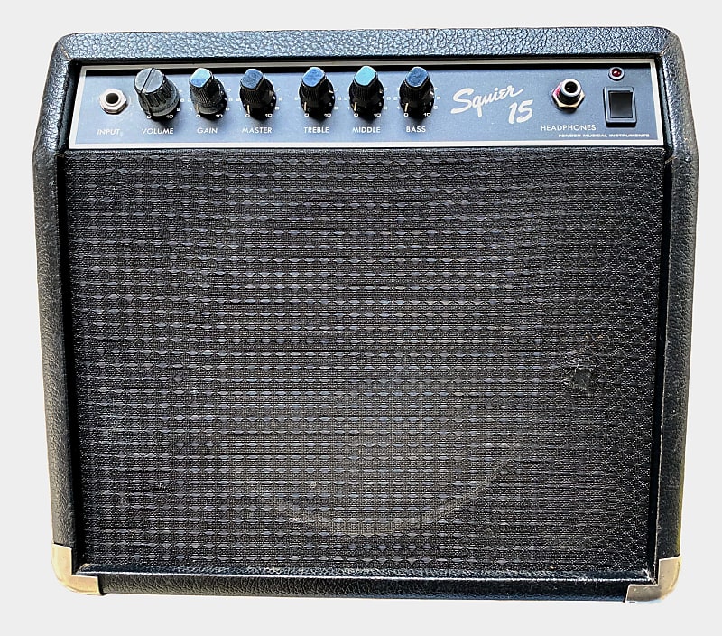 Rare Vintage Fender Amplifier Portable Compact Size Squier | Reverb