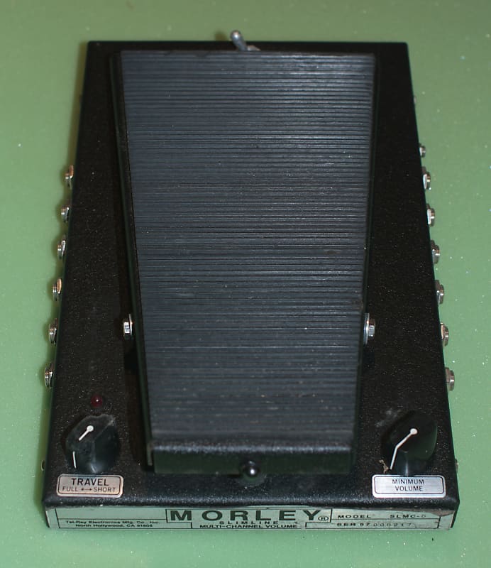 Vintage Morley Slimline Multichannel volume pedal | Reverb
