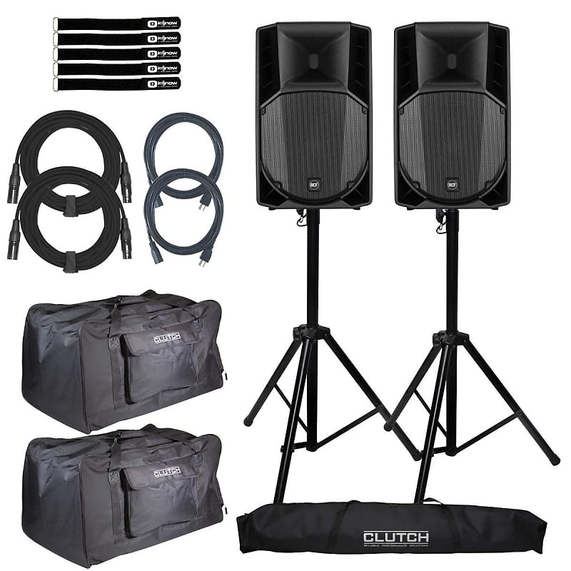 RCF ART 735-A MK4 15" Active Powered Speakers Pair w Stands & | Reverb