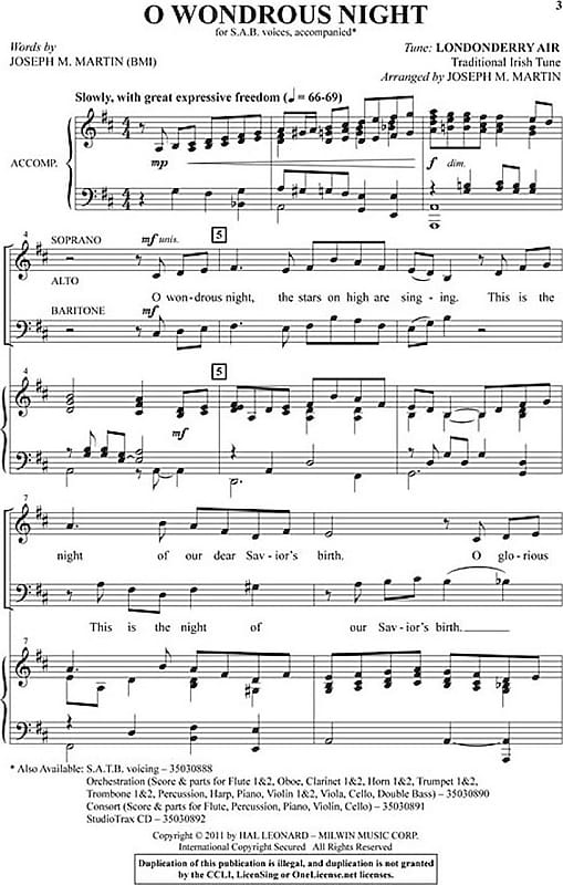 O Wondrous Night | Reverb