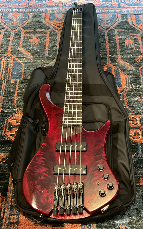 Ibanez EHB Ergonomic Headless 5-string Bass Guitar - Stained | Reverb