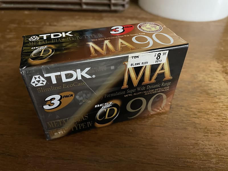 TDK MA90 Metal Type IV 3 Pack NOS Vintage 90 Minute | Reverb