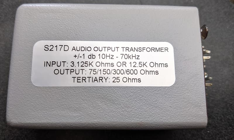 Peerless S-217-D Clone Pultec Tube Output Transformer by ATC | Reverb