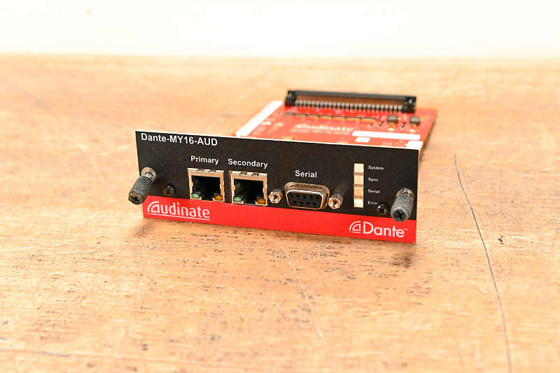 Audinate Dante-MY16-AUD 16-Channel Dante Network I/O Card | Reverb