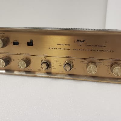Fully Restored Pilot 240 Integrated Stereo Tube Amp - Unique | Reverb